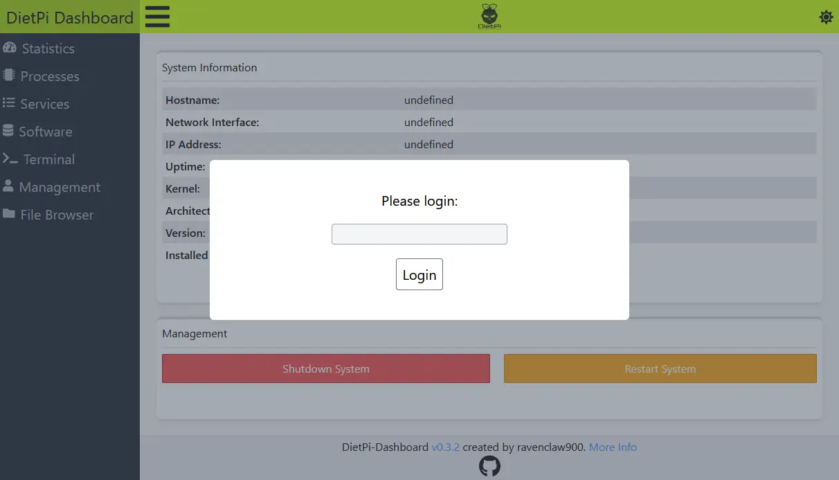 Features of the new DietPi-Dashboard – DietPi Blog