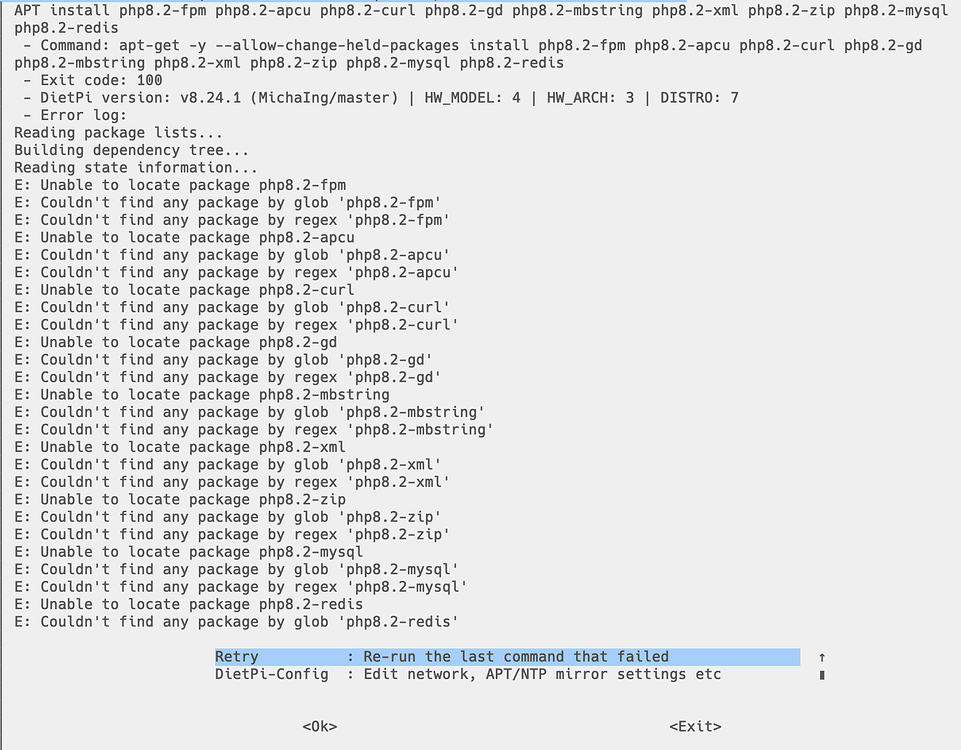 Problem with installing Wordpress through dietpi-software ...