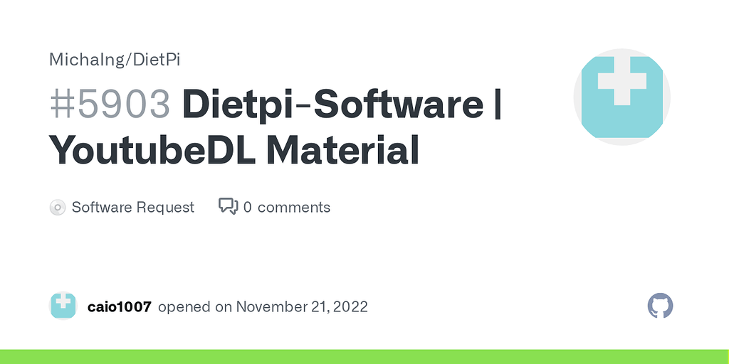 Dietpi Software Youtubedl Material Requests Dietpi Community Forum 