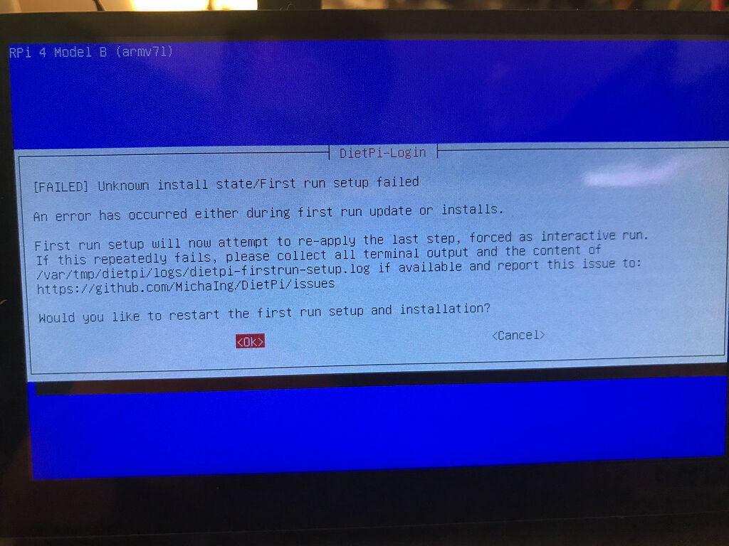 Installation - Troubleshooting - DietPi Community Forum