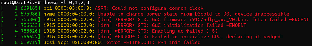 Kernel errors - Trixie - Troubleshooting - DietPi Community Forum