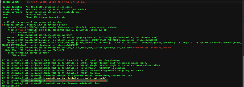 Solved Error Mariadb Is Not Running On Your System Database List