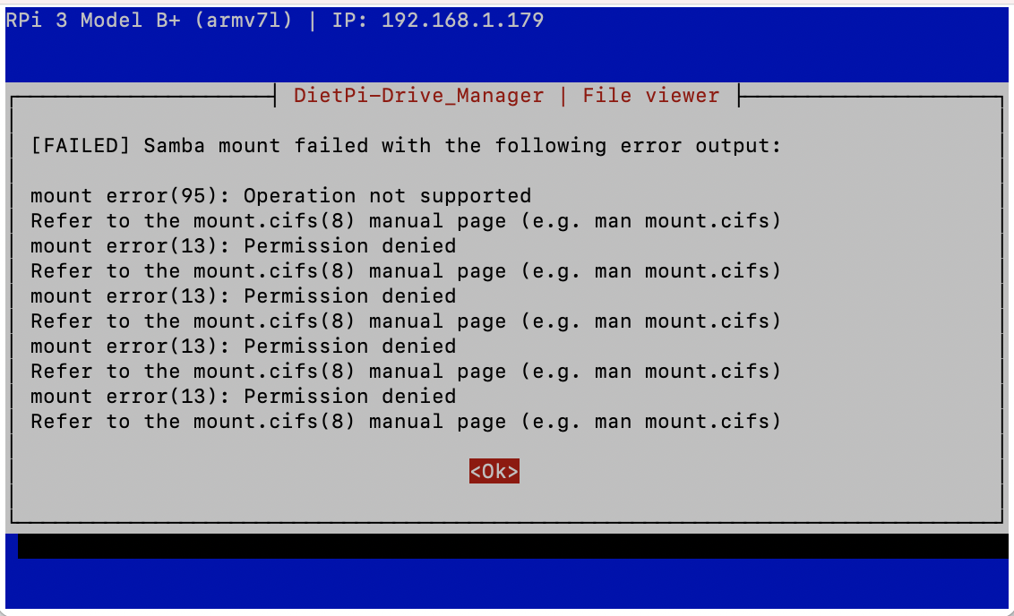 Fixed Unable To Mount Samba cifs Share On Pi Troubleshooting